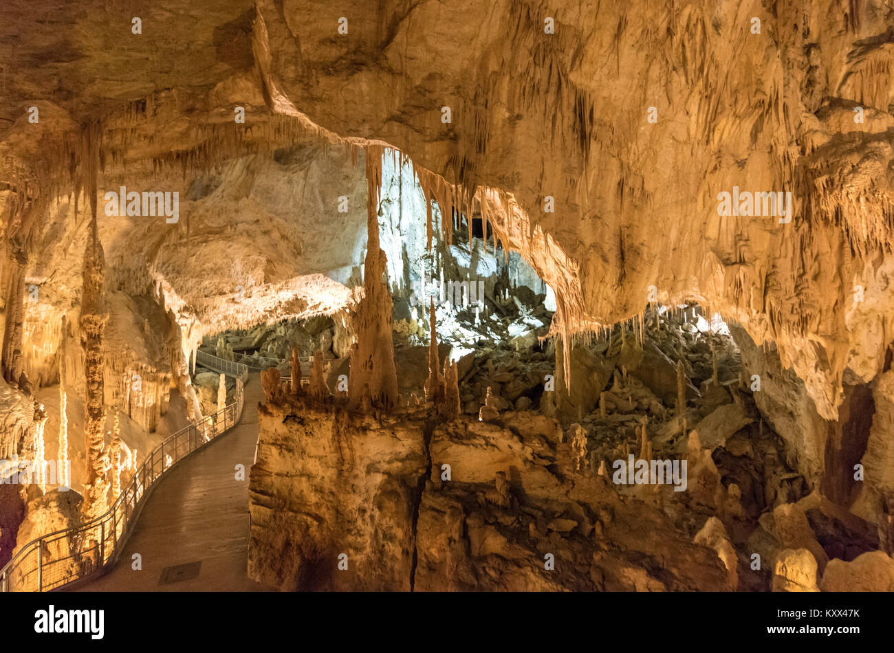 Grotte di Frasassi, Italy - The Frasassi Caves, a huge karst cave ...