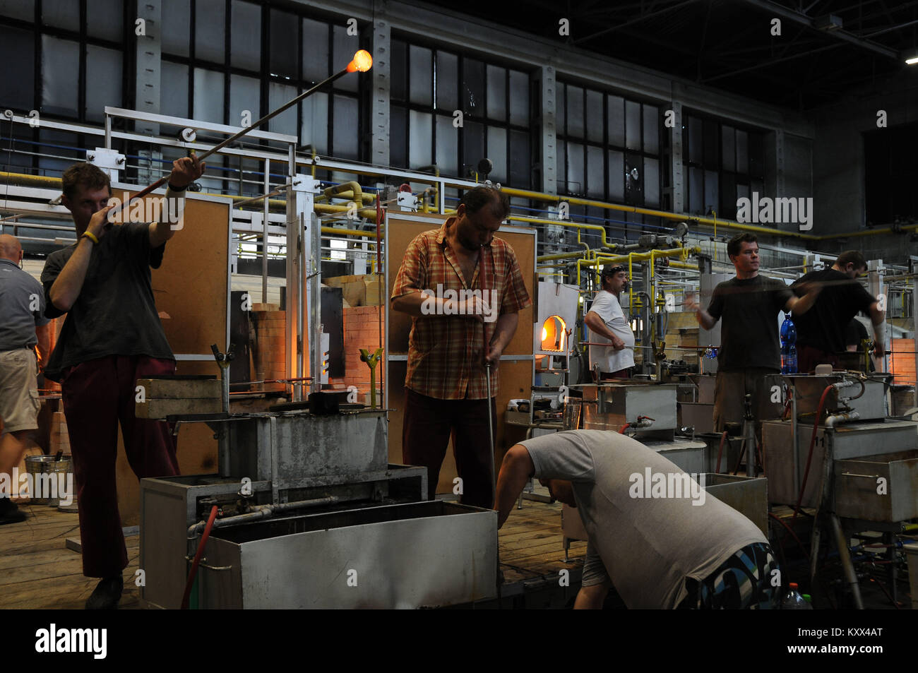 People, Factory, Moser crystals, 2014, Karlovy Vary, Czech Republic ...