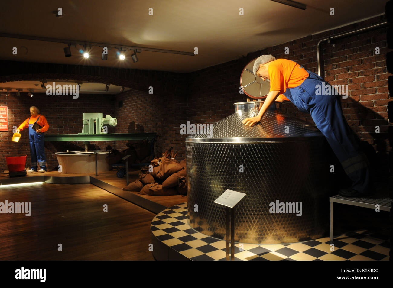 Sculptures, Jan Becher Museum, 2014, Karlovy Vary, Czech Republic Stock ...