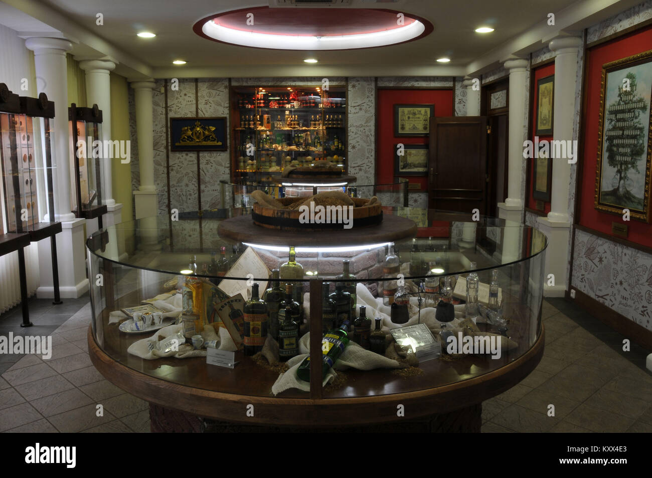 Exhibition, drinks, Jan Becher Museum, 2014, Karlovy Vary, Czech ...