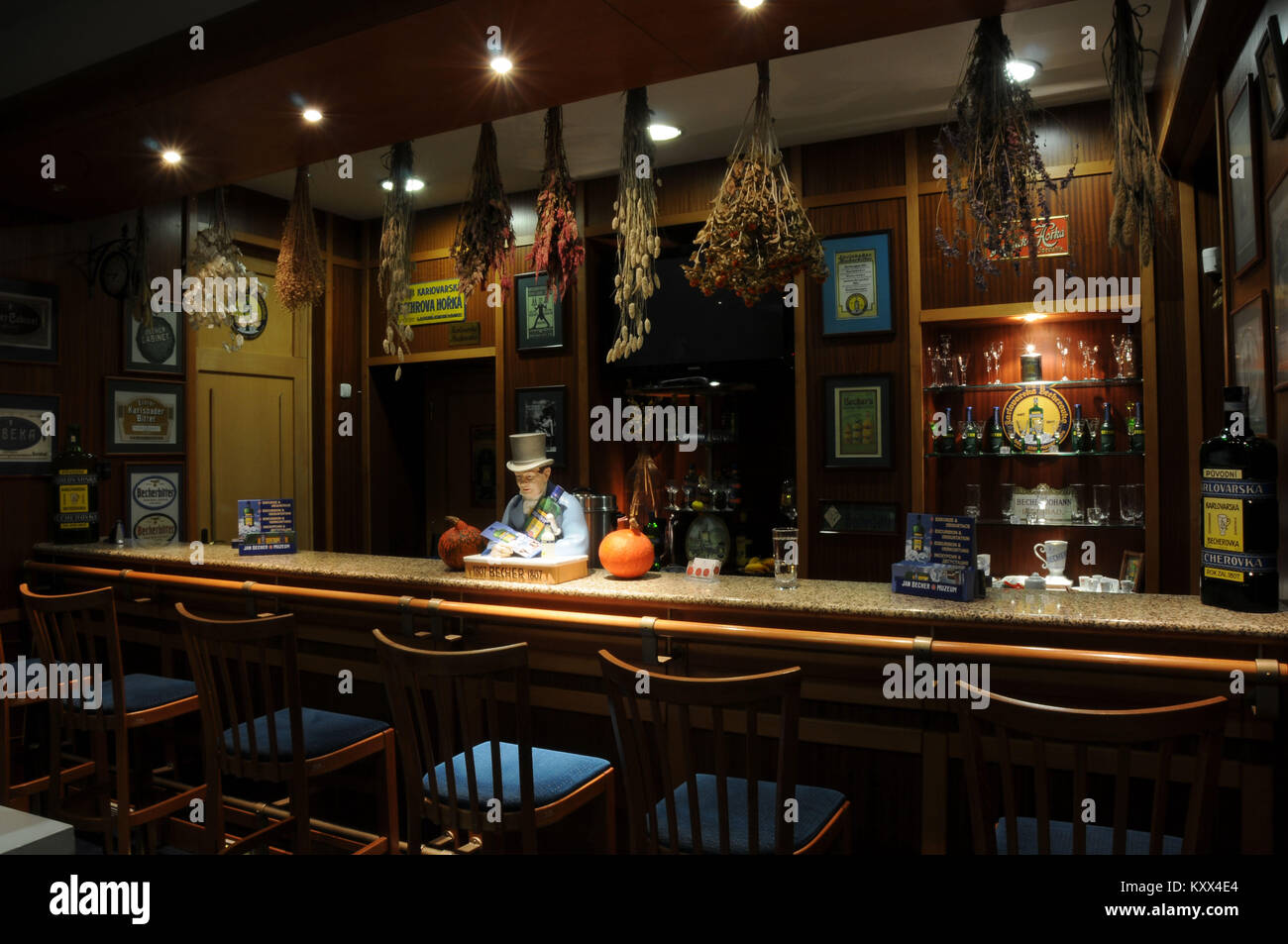 Exhibition, drinks, Jan Becher Museum, 2014, Karlovy Vary, Czech ...