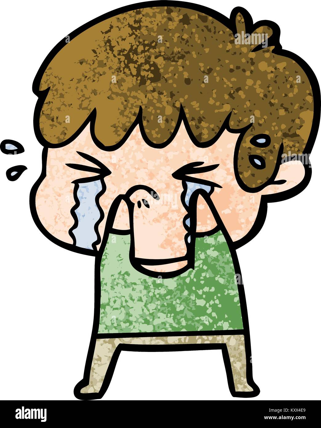 cartoon boy crying Stock Vector Image & Art - Alamy