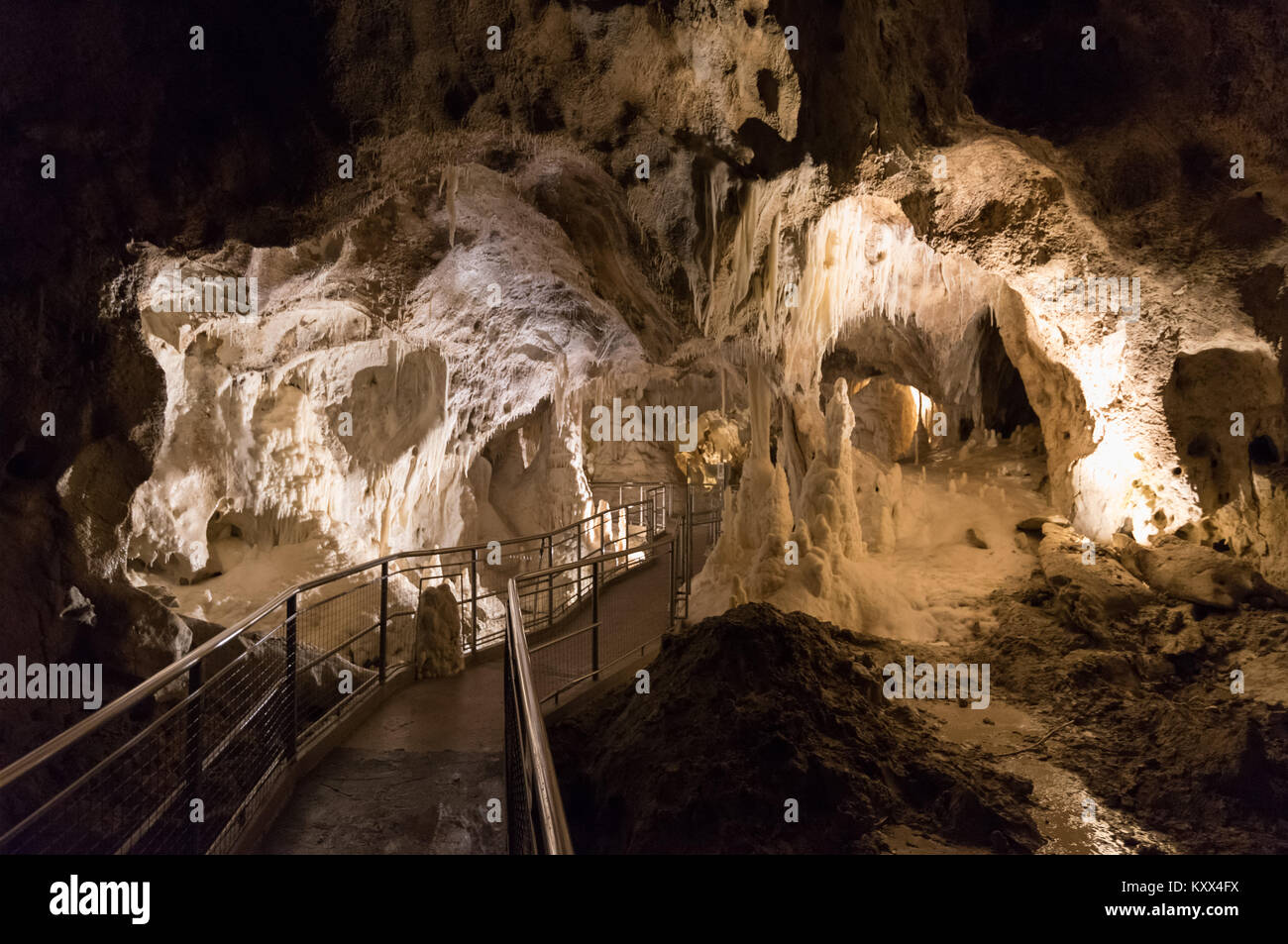Grotte di Frasassi, Italy - The Frasassi Caves, a huge karst cave system in the town of Genga ...