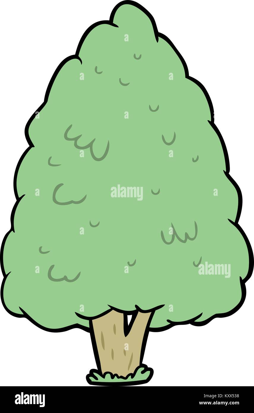 cartoon tall tree Stock Vector Image & Art - Alamy