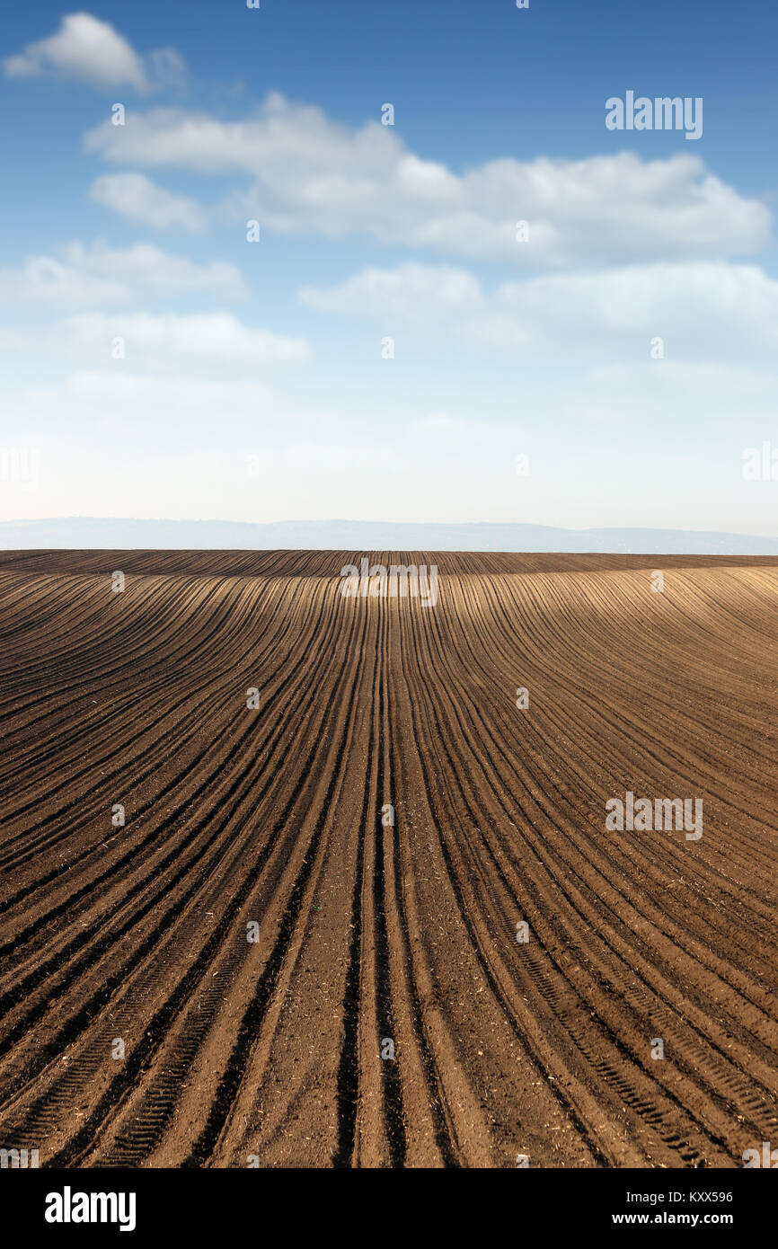 Plowed soil spring field hi-res stock photography and images - Alamy