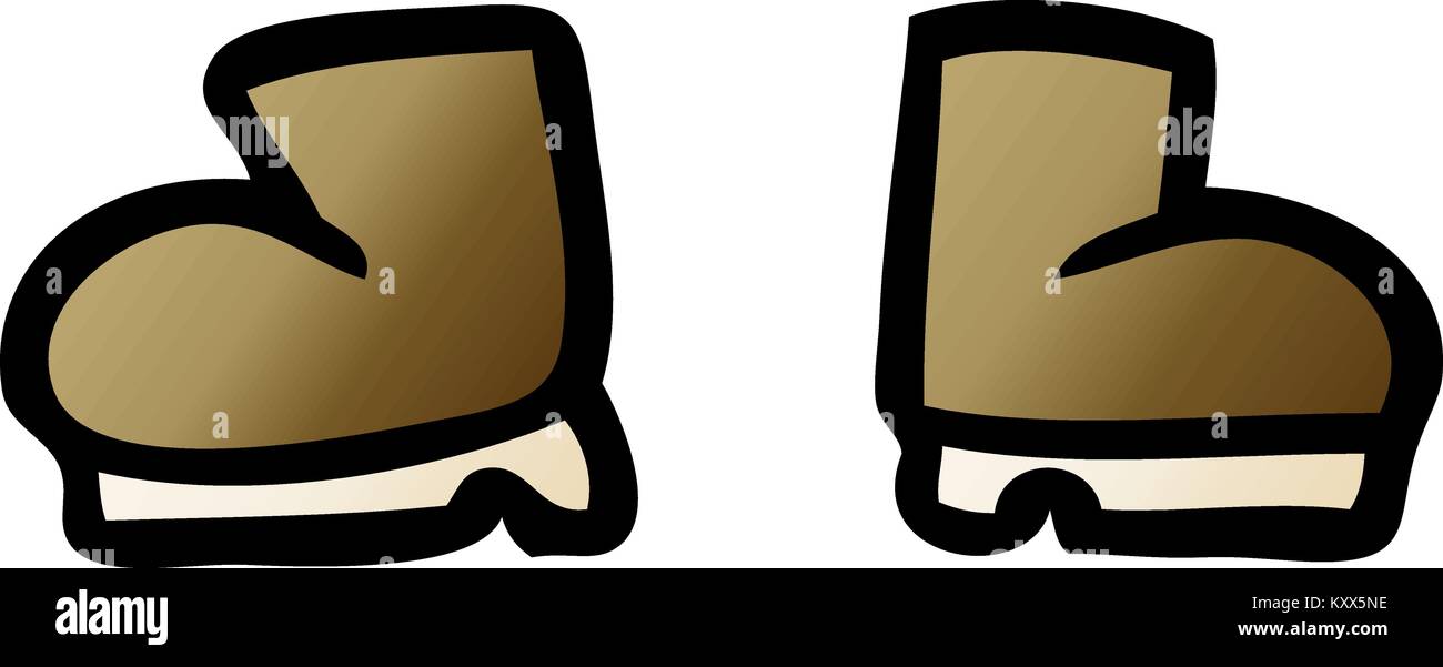 Freehand Drawn Cartoon Boots High Resolution Stock Photography and ...