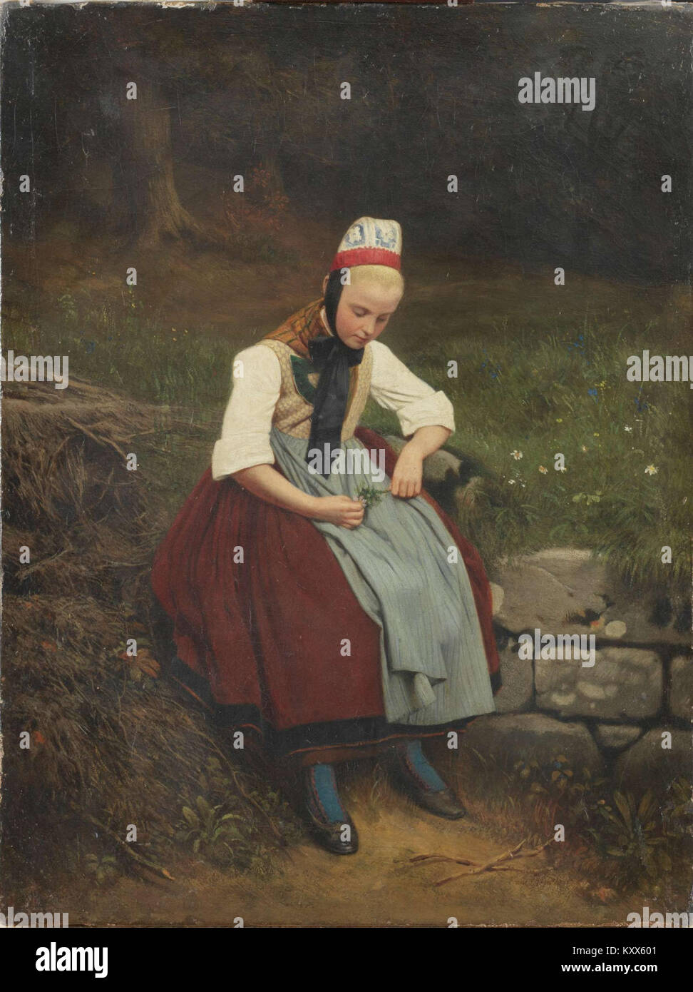 German peasant girl painting hi-res stock photography and images - Alamy