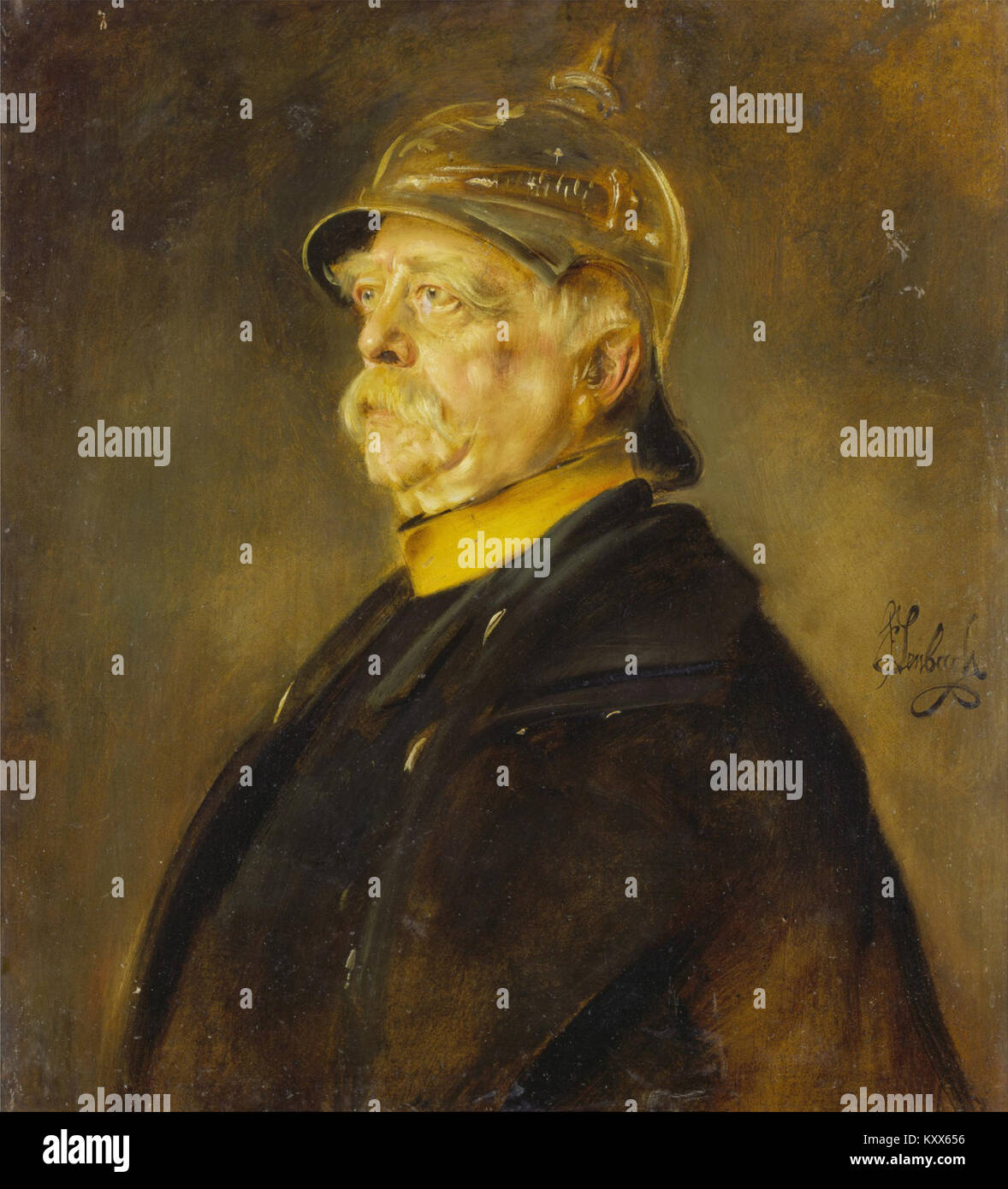 Franz Von Lenbach Otto Bismarck High Resolution Stock Photography and ...