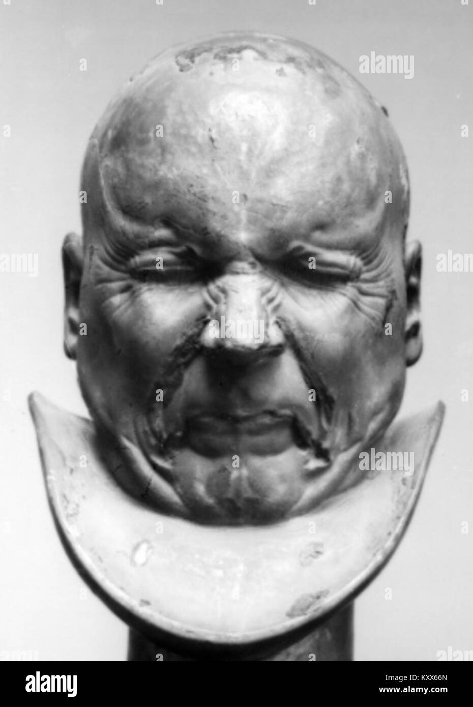 The sculpture "Character Head No. 24 – Weepy Old Man" by Franz Xaver ...