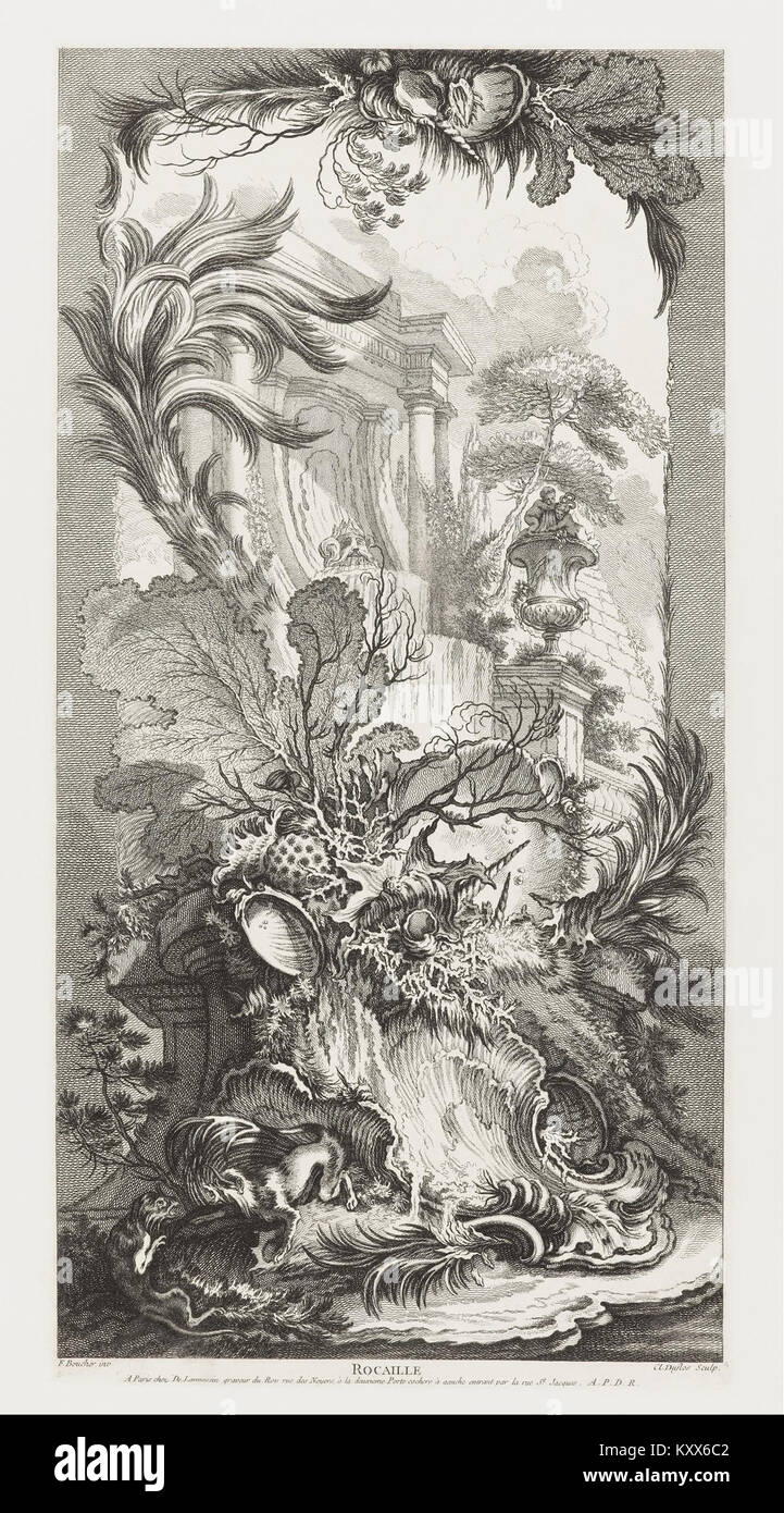 Rocaille design hi-res stock photography and images - Alamy