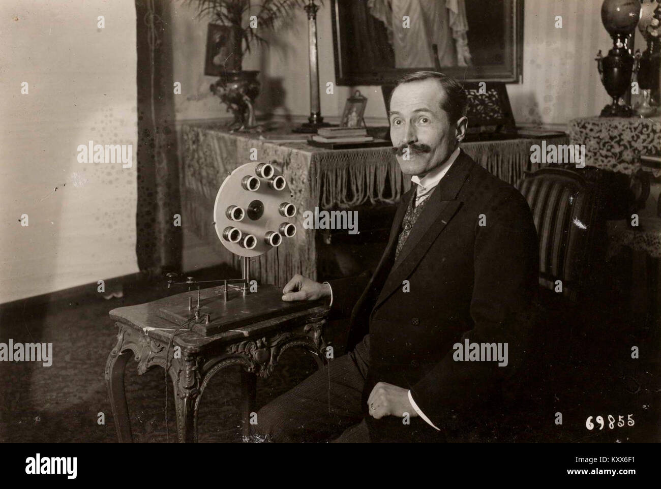 An image of François Dussaud, possibly a figure of historical or ...