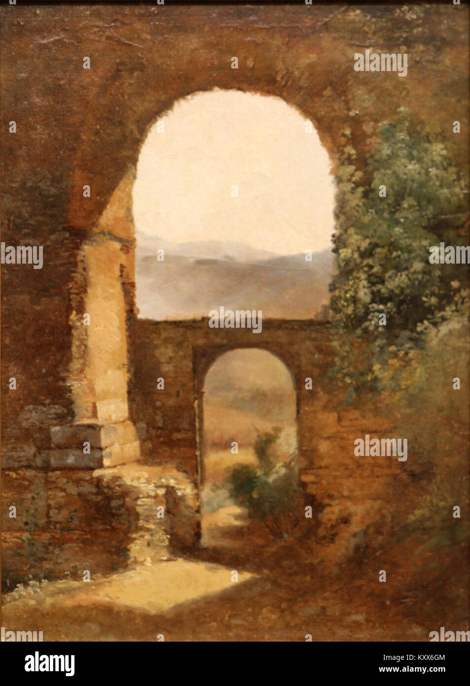 An artwork by François Marius Granet titled 'L'Arc de Volta Toretta 2 ...