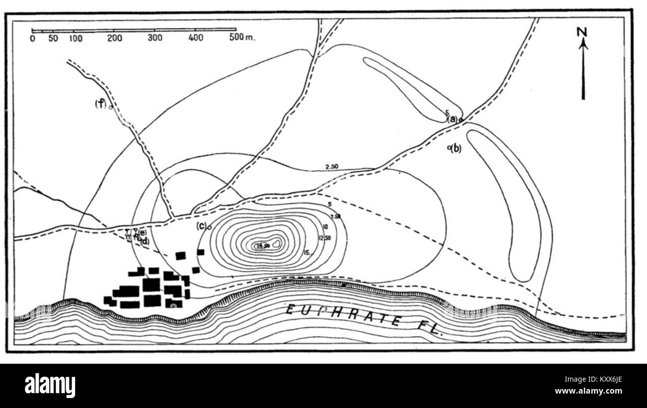 A map by François Thureau-Dangin from 1929 depicting the ancient city ...