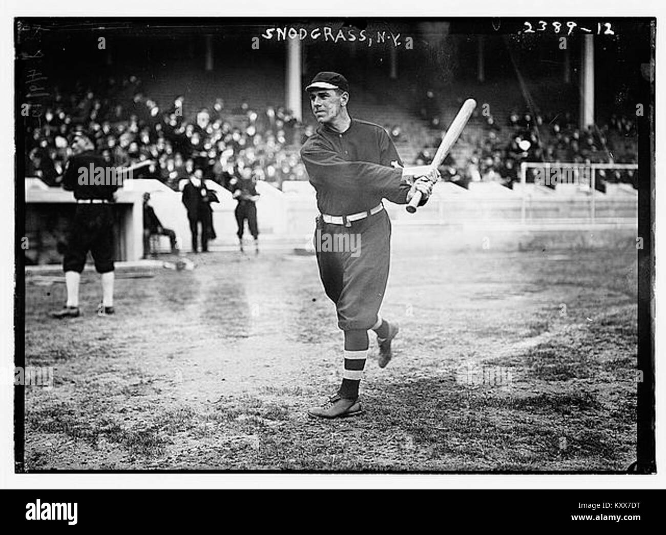 Fred Snodgrass, a New York National League player, is noted for his ...
