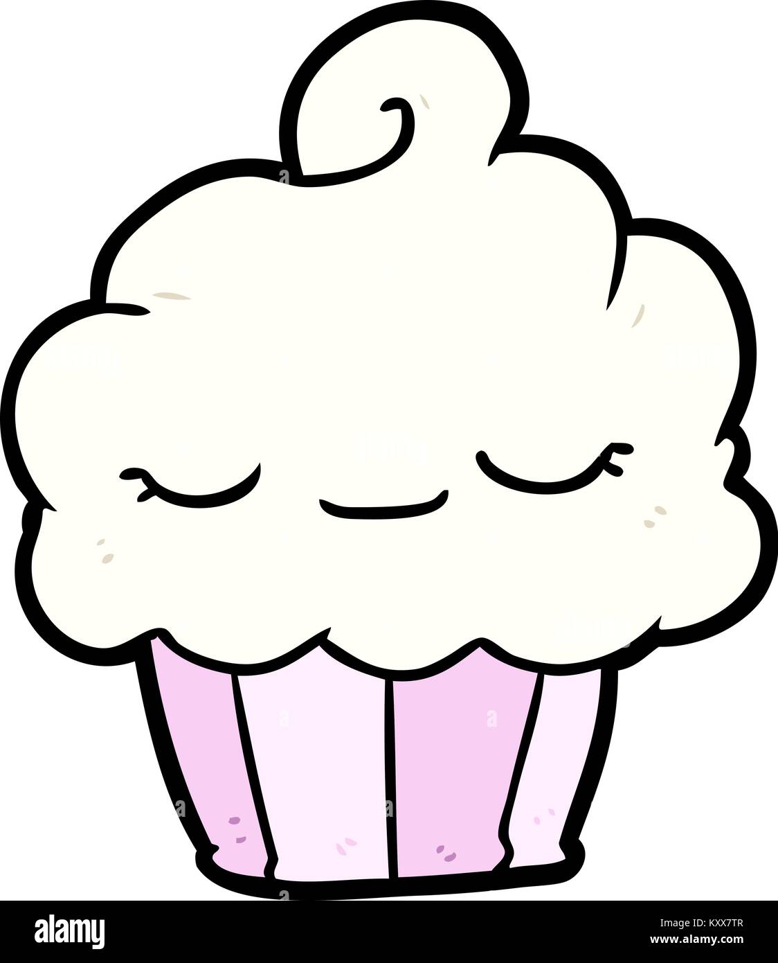 funny cartoon cupcake Stock Vector Image & Art - Alamy