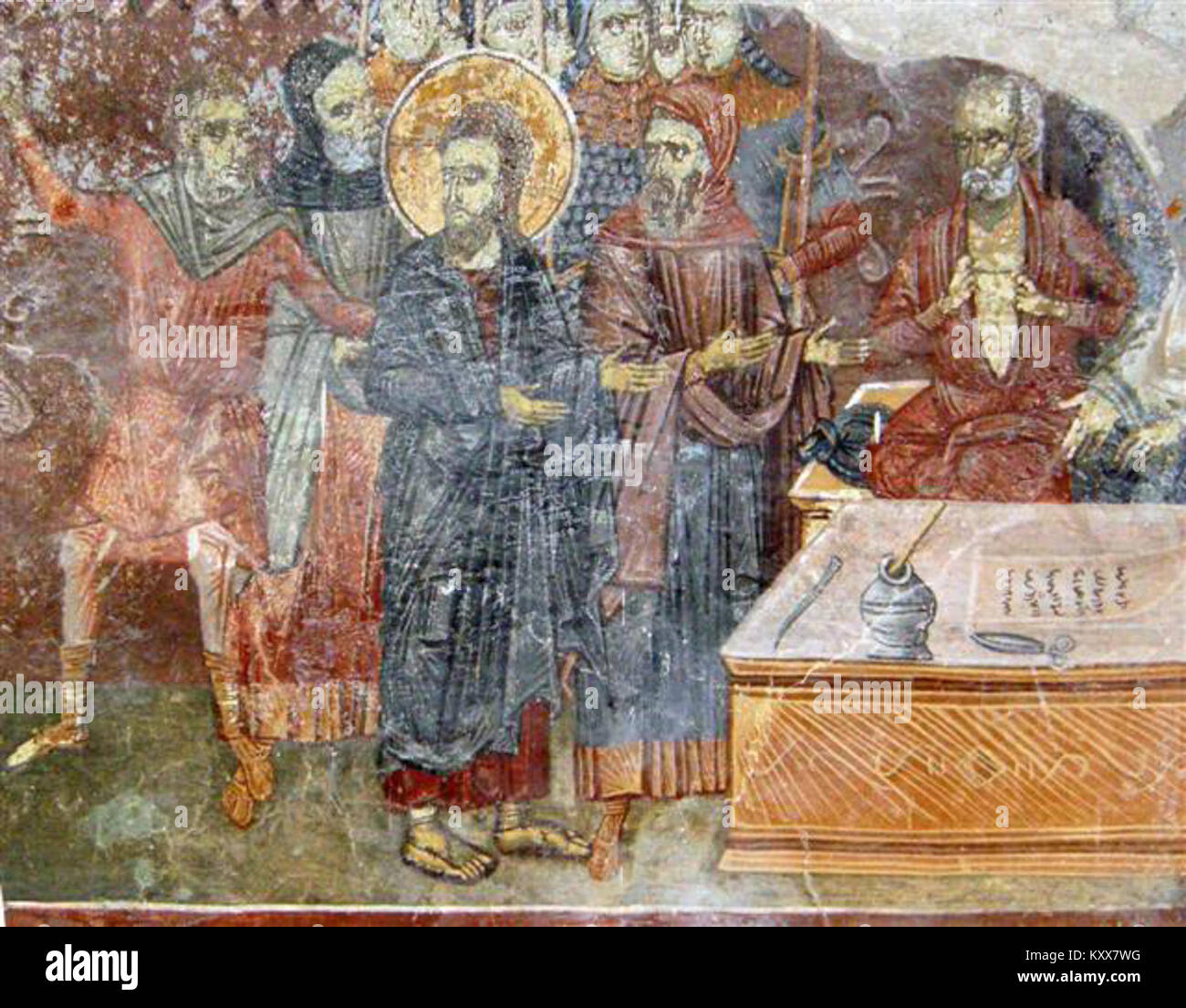 Byzantine fresco from st hi-res stock photography and images - Alamy