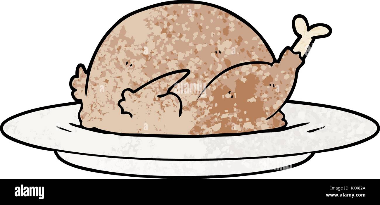 cartoon cooked turkey Stock Vector Image & Art - Alamy