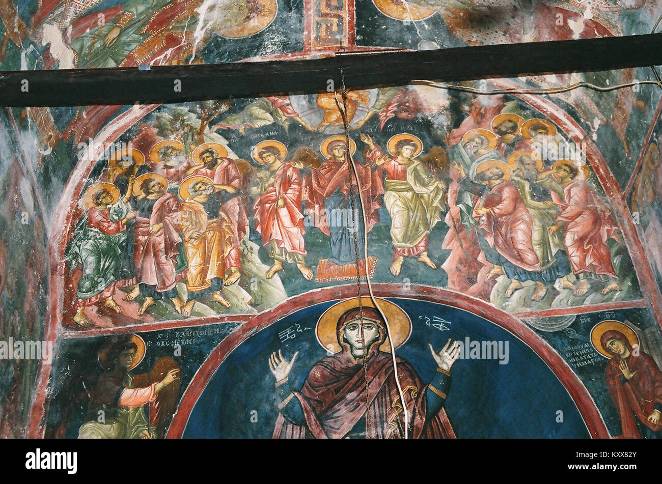 The frescoes in the St. Nicholas Church (Varoš) in Prilep, North ...