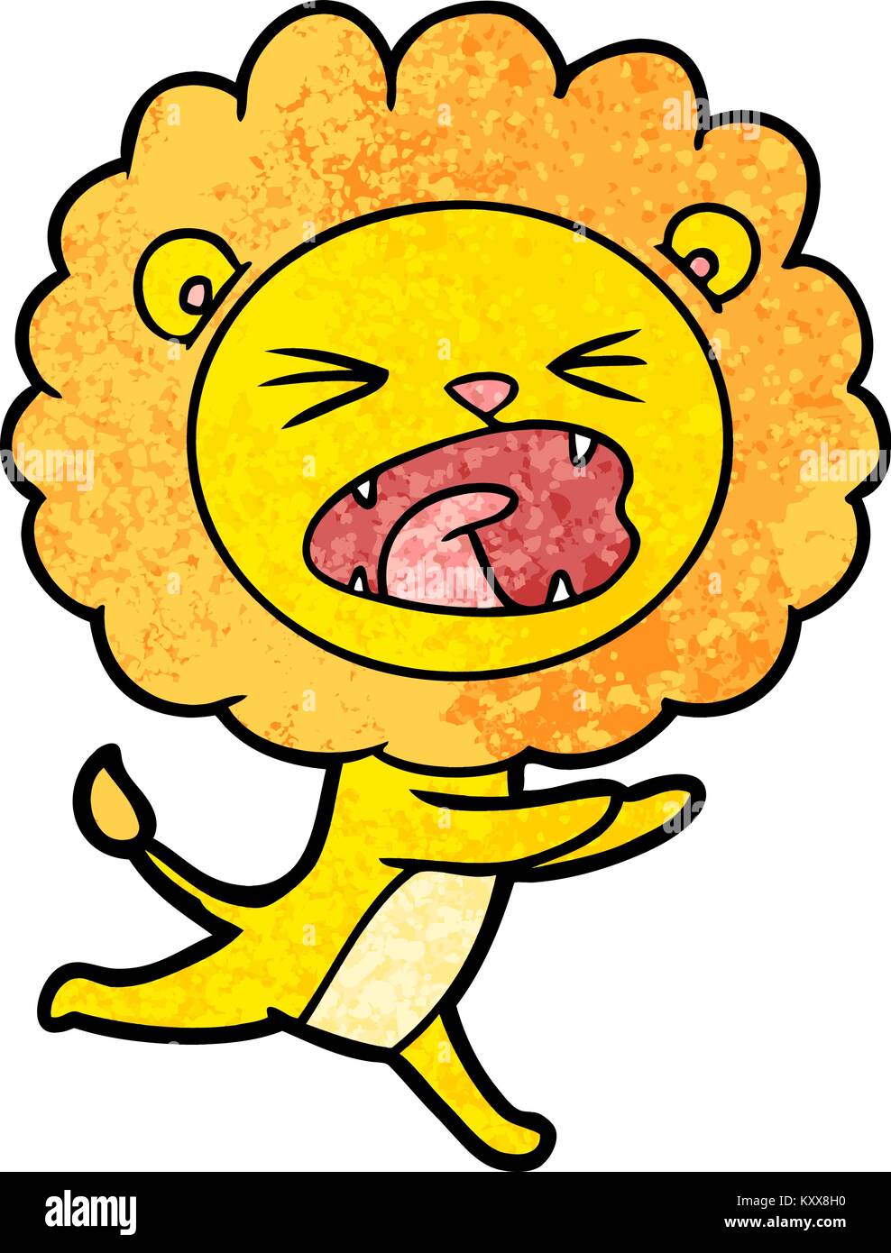 cartoon running lion Stock Vector Image & Art - Alamy