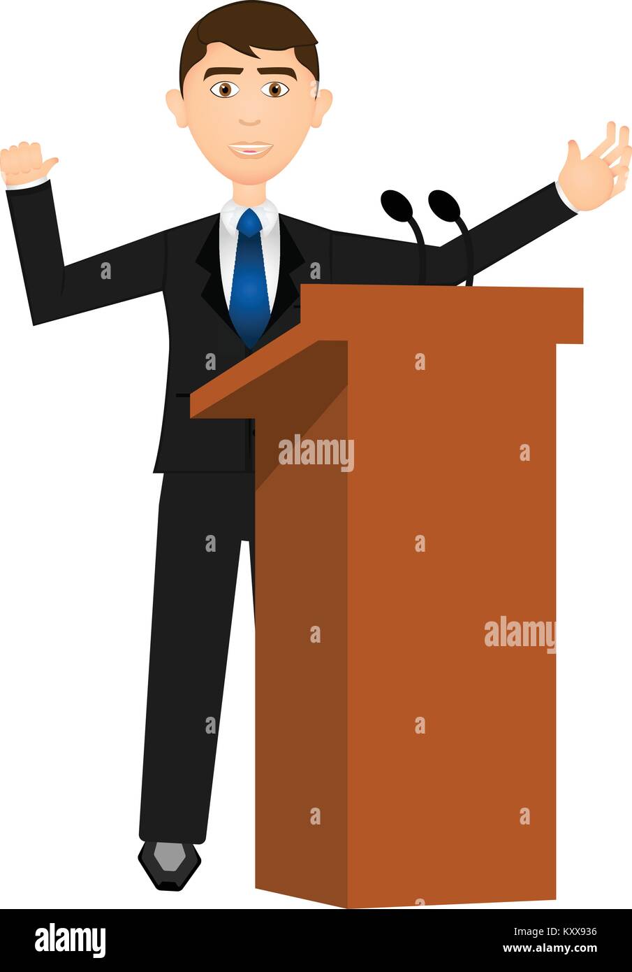 Lectern standing Stock Vector Images - Alamy