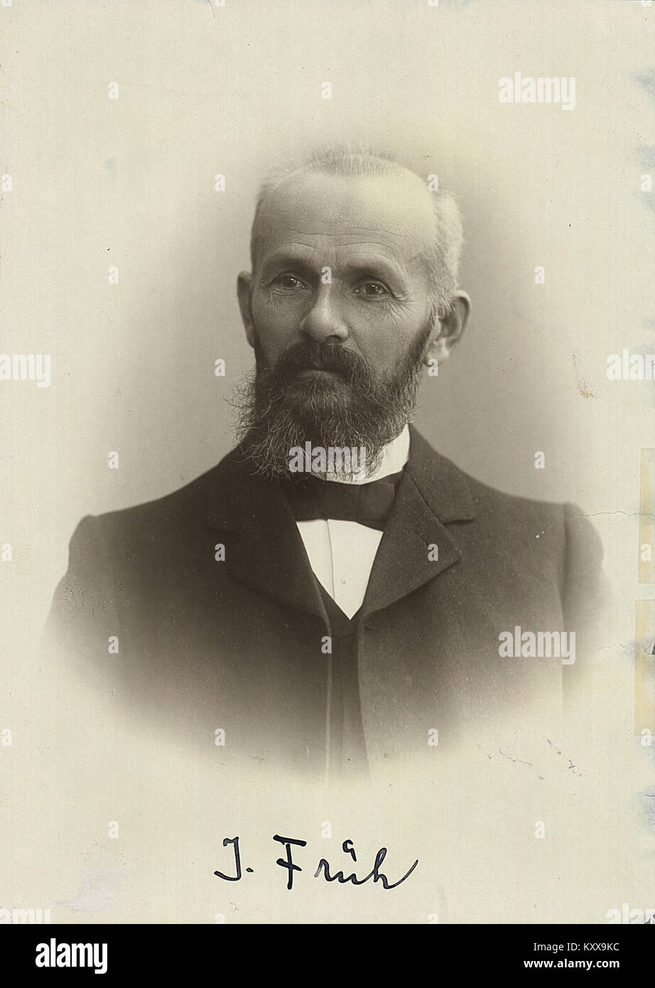 ETH-BIB-Früh, Johann Jakob (1852-1938)-Portrait-Portr 02884.tif Stock ...