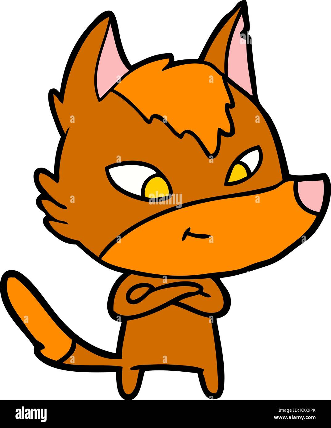 fox cartoon character Stock Vector Image & Art - Alamy