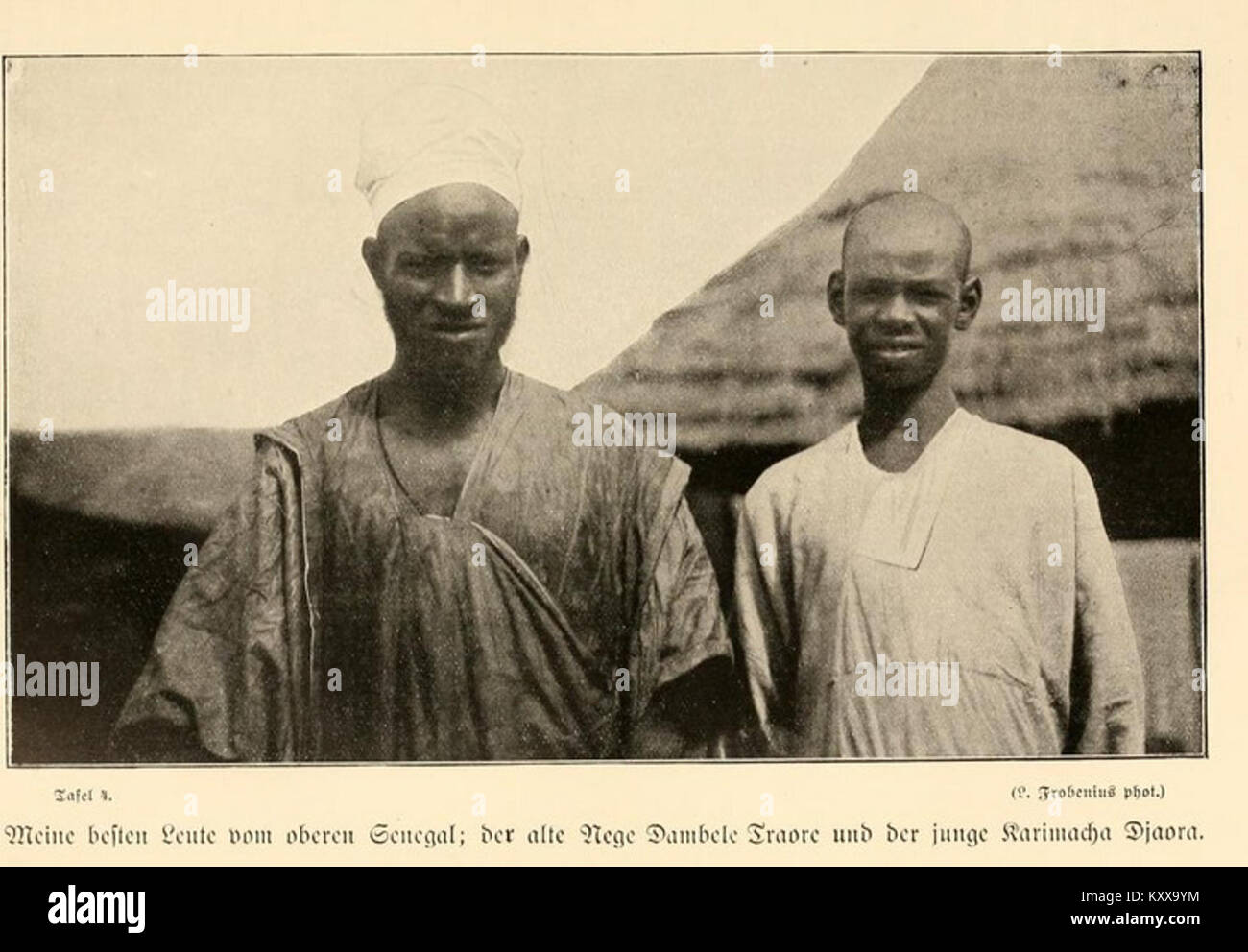 This 1911 plate by Leo Frobenius shows local guides at the Upper ...