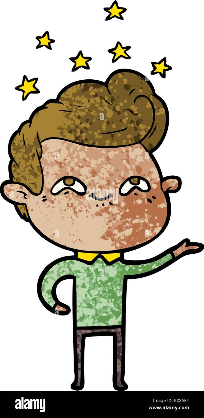 cartoon excited man Stock Vector Image & Art - Alamy