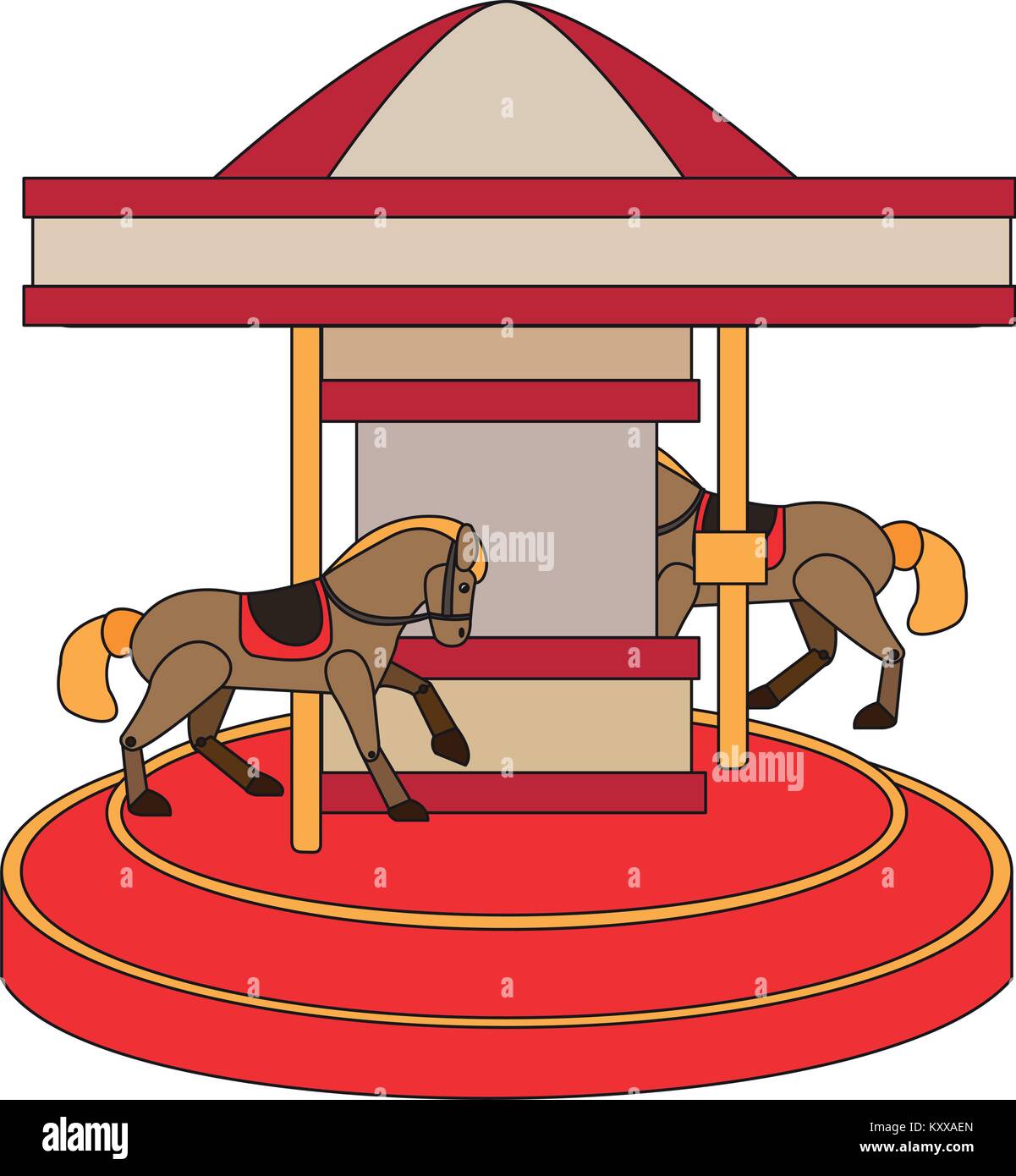 Isolated carousel icon Stock Vector Image & Art - Alamy