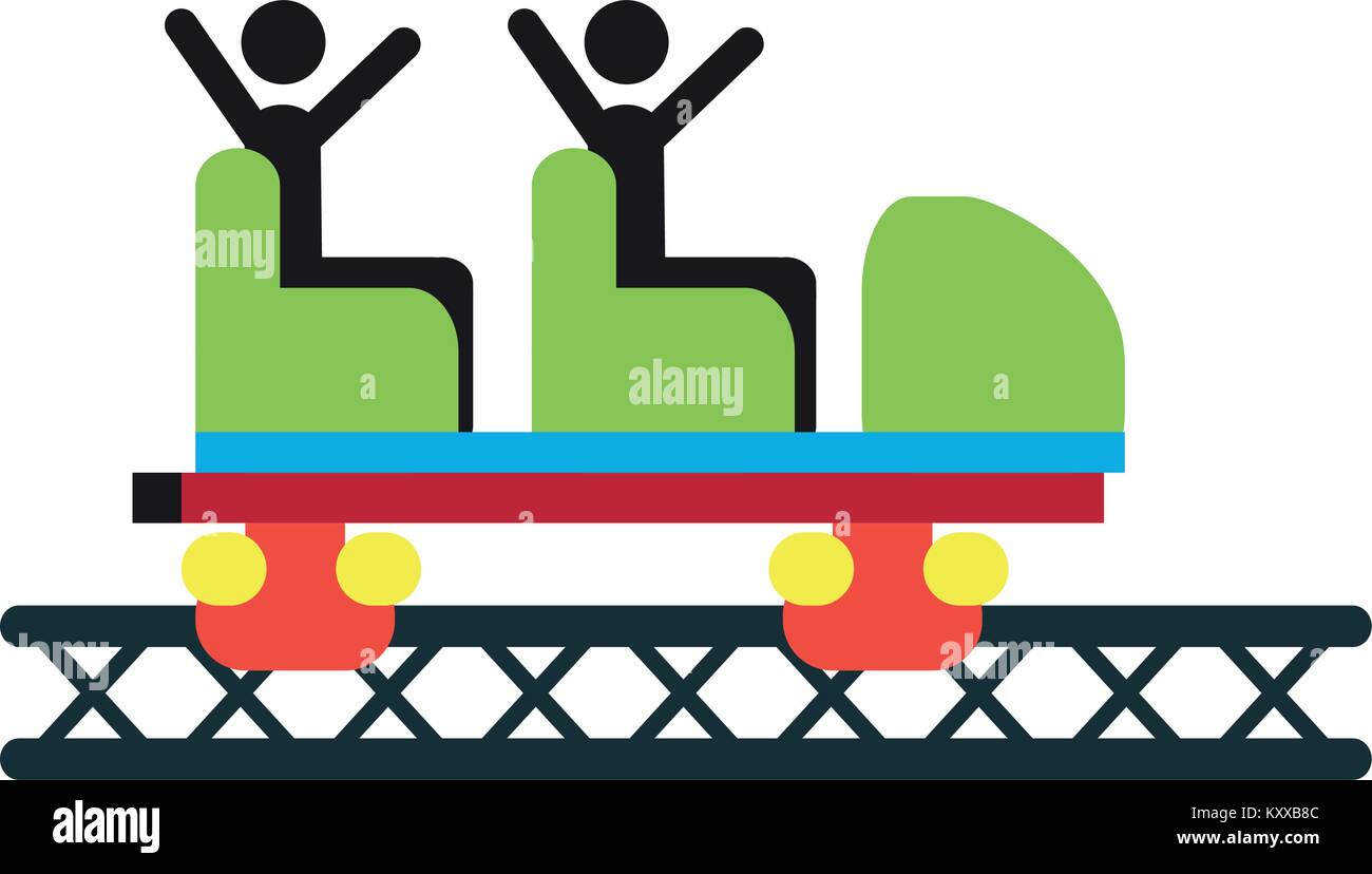 Roller Coaster Car Side View