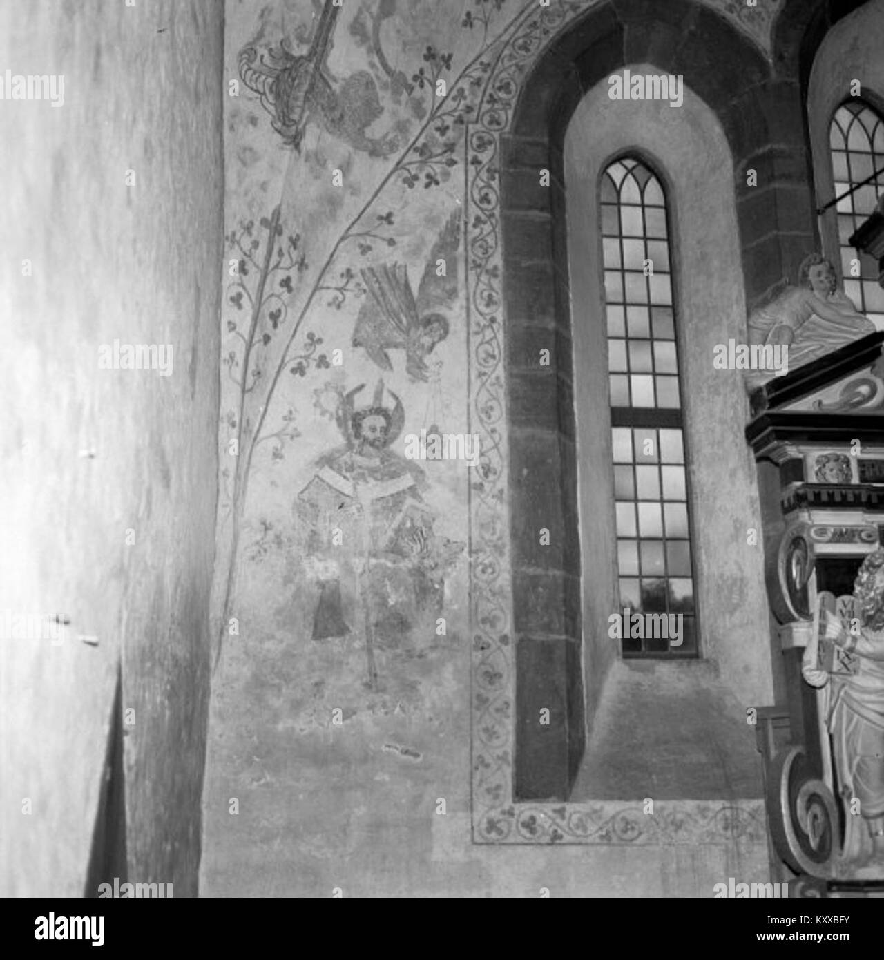 The medieval church Fröjels kyrka on Gotland, Sweden, is built of ...