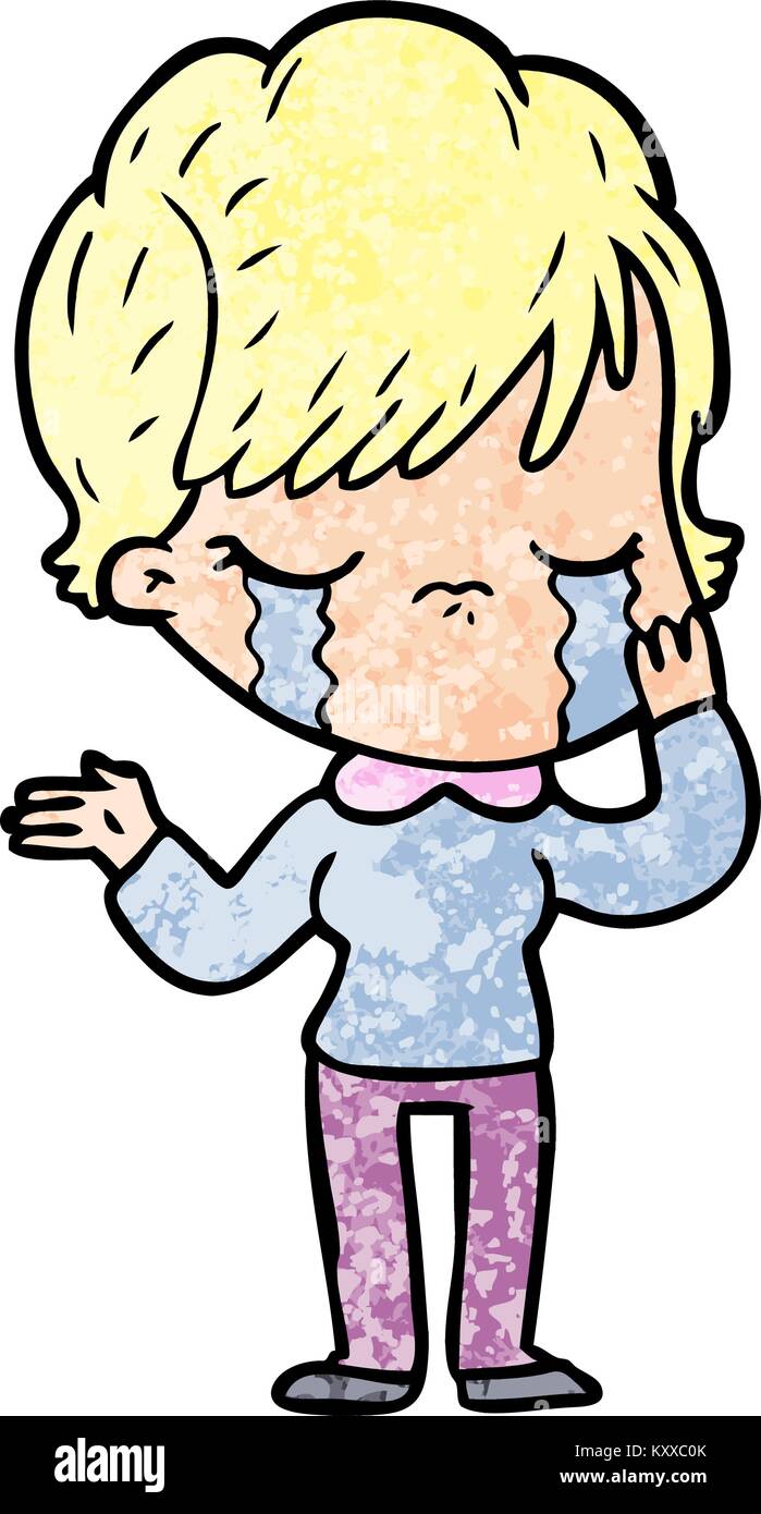 cartoon woman crying Stock Vector Image & Art - Alamy