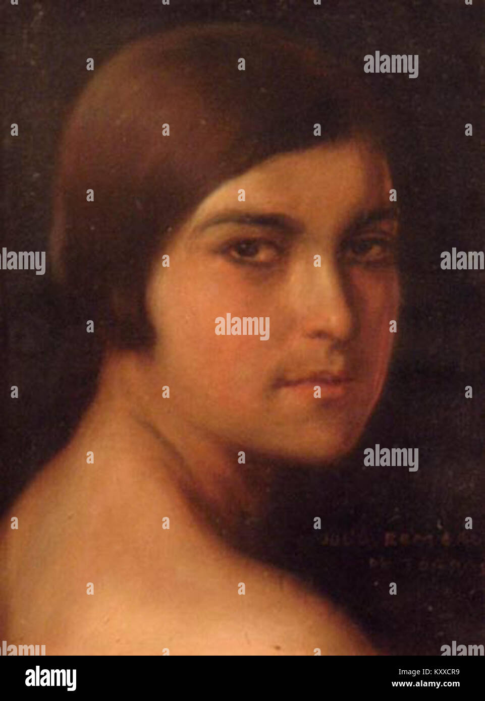 'Fuensanta' (1927), a painting by Spanish artist Julio Romero de Torres ...