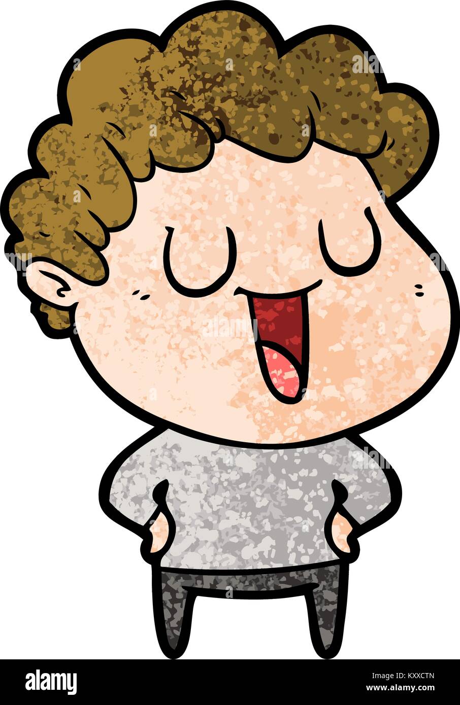 laughing cartoon man Stock Vector Image & Art - Alamy