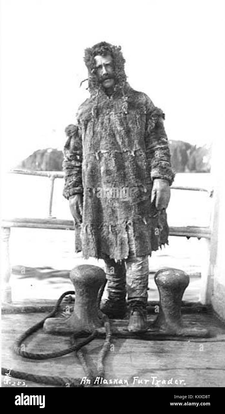 Fur trader Black and White Stock Photos & Images - Alamy