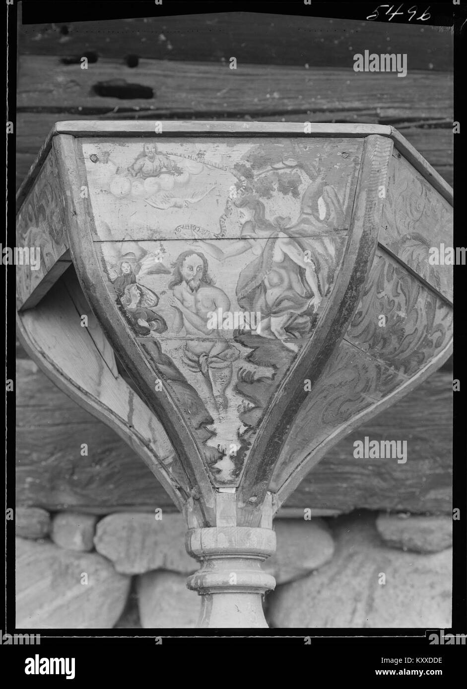 A photograph from the Fyresdal Bygdemuseum showcasing a 1715 photograph ...