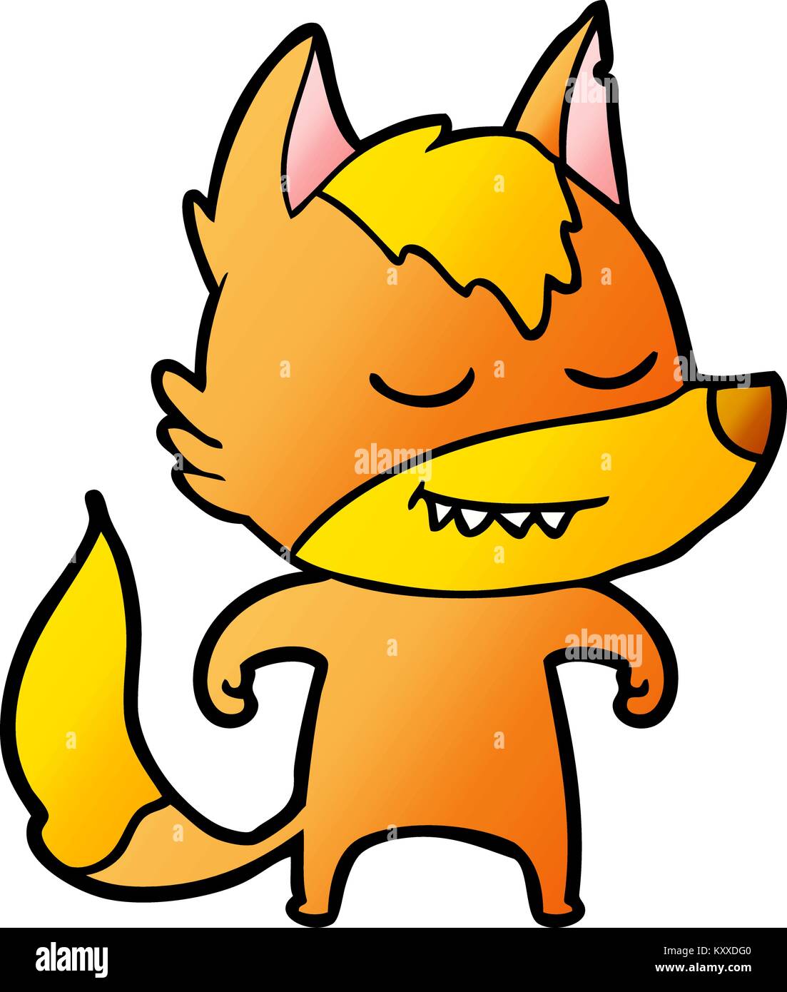 fox cartoon character Stock Vector Image & Art - Alamy