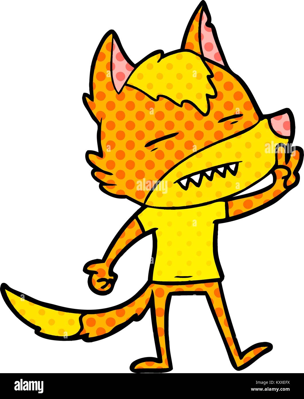 fox cartoon character Stock Vector Image & Art - Alamy