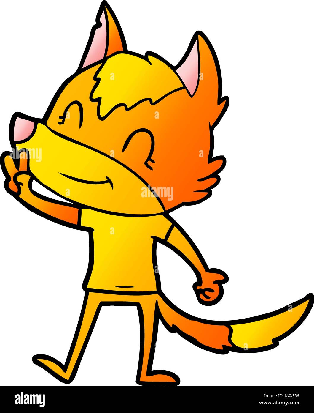 fox cartoon character Stock Vector Image & Art - Alamy