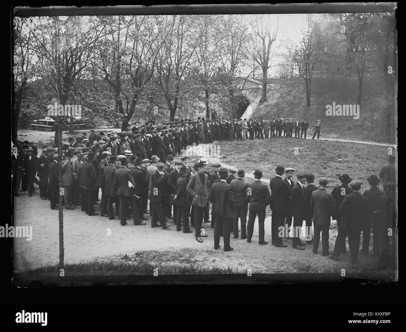 Fästningen, a historical military site, depicts soldiers receiving ...