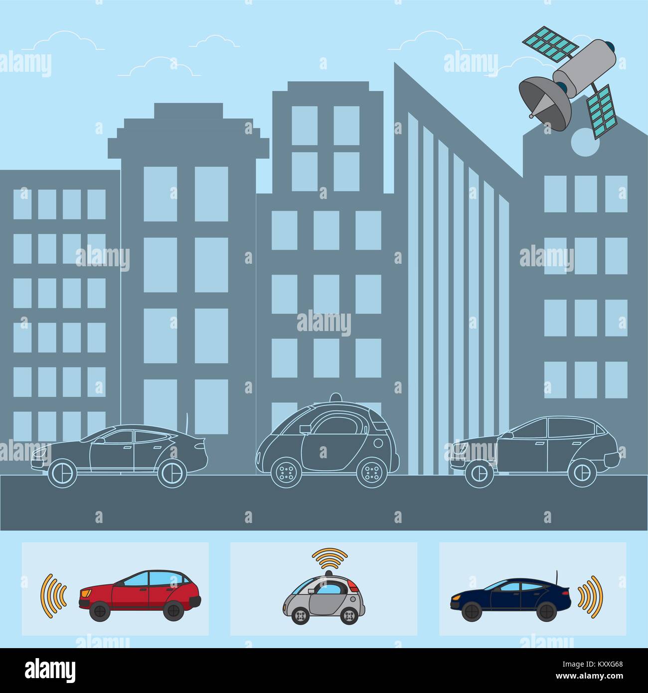 Autonomus car design Stock Vector Image & Art - Alamy