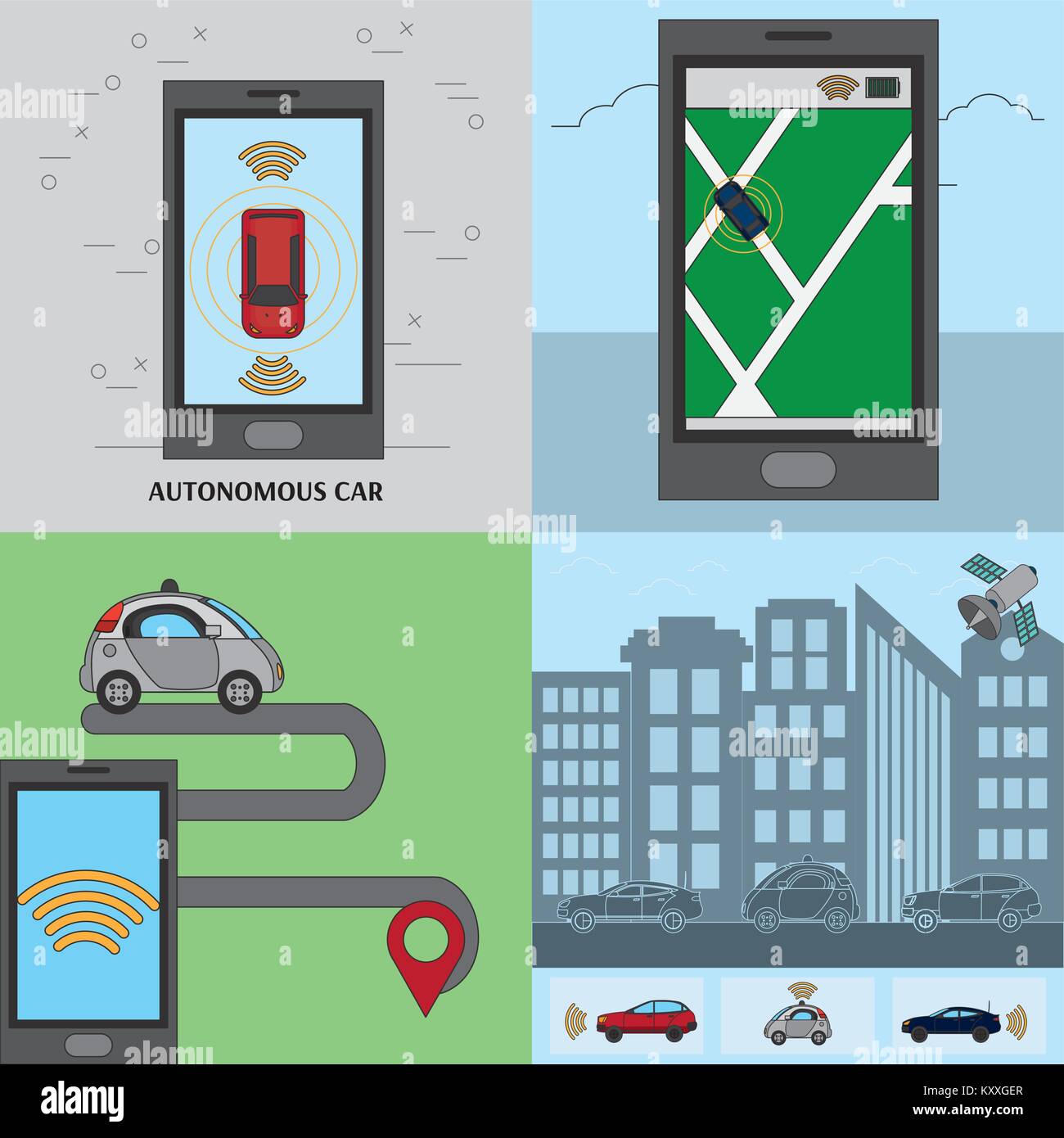 Autonomus car hi-res stock photography and images - Alamy