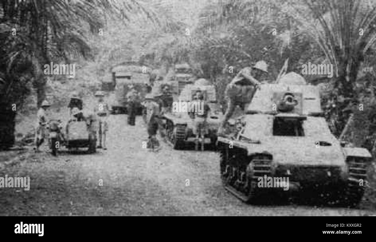 The Gabon campaign, part of the Free French Forces' military actions ...
