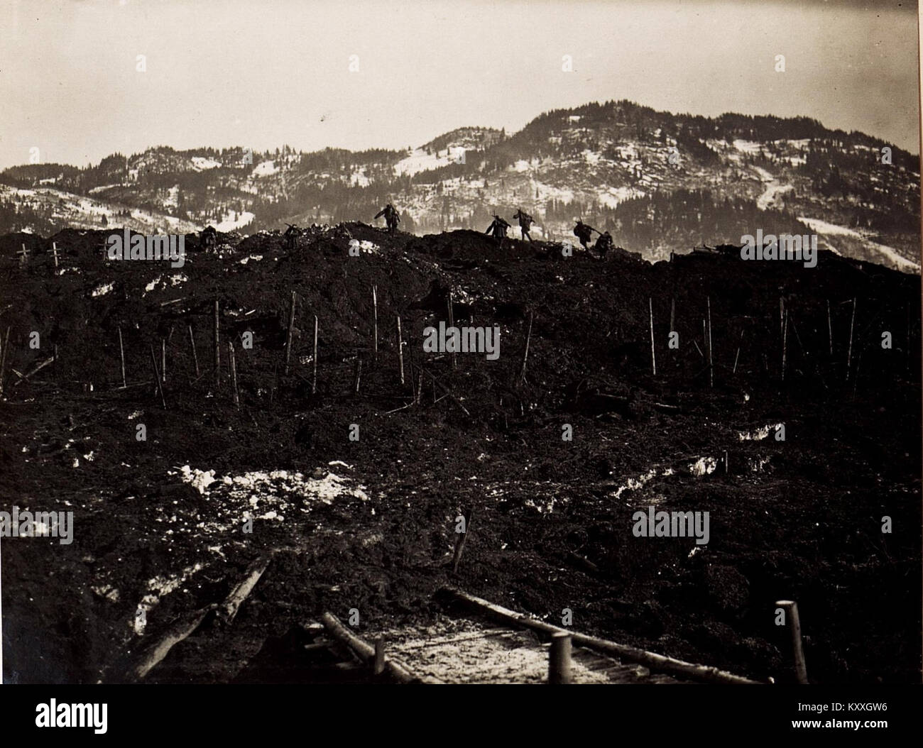 This image documents the assault on a military stronghold (Stützpunkt ...
