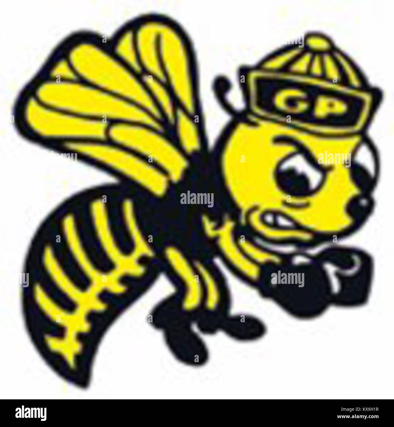 Galena Park High School logo, Fighting Yellow Jackets Stock Photo - Alamy
