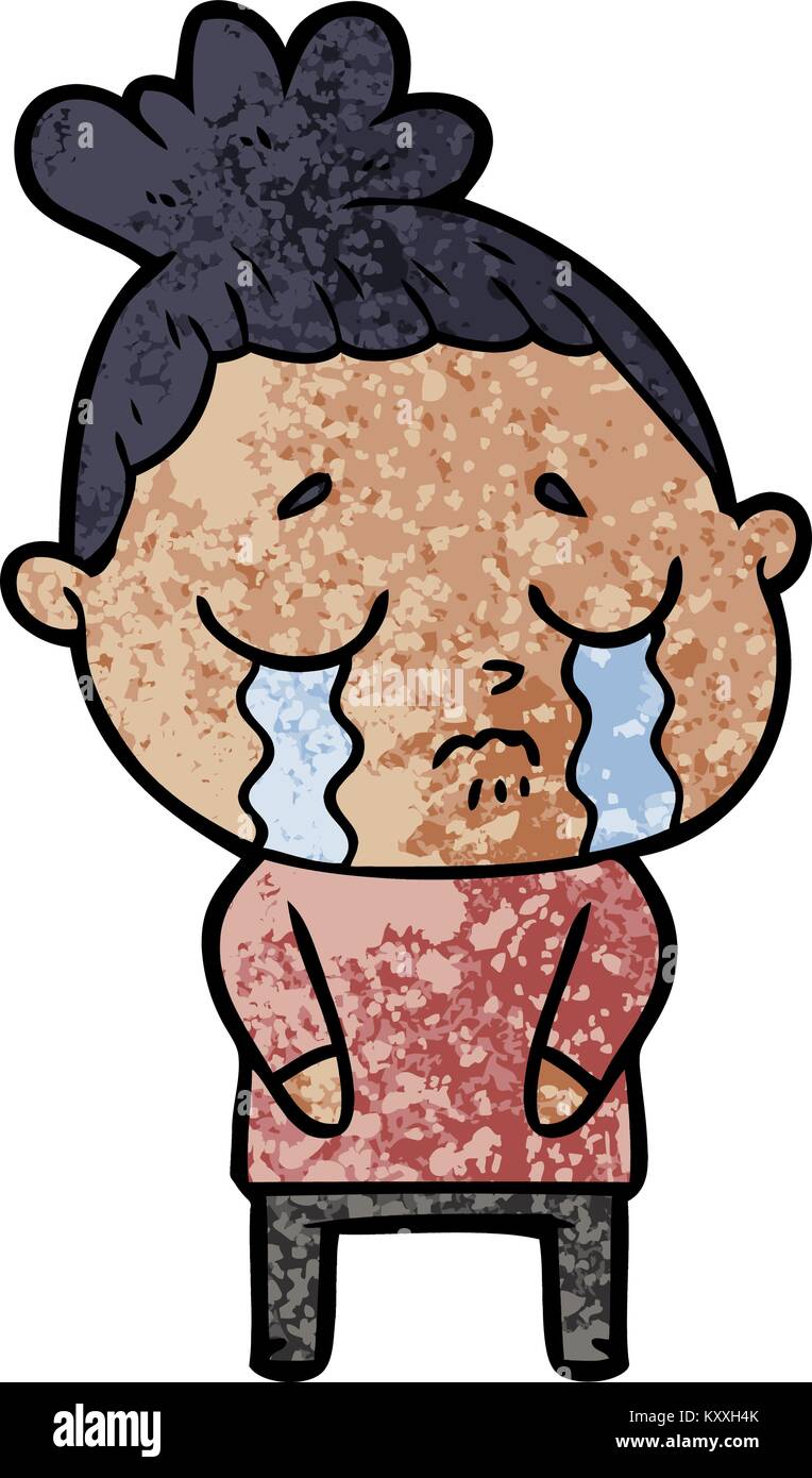 cartoon crying woman Stock Vector Image & Art - Alamy