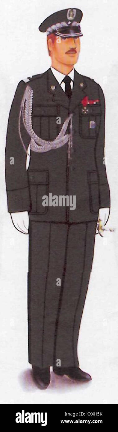 A historical image depicting a military general in full regalia ...