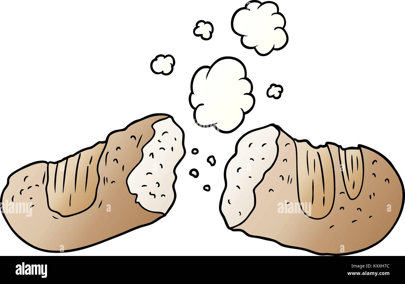 freshly baked bread cartoon Stock Vector Image & Art - Alamy