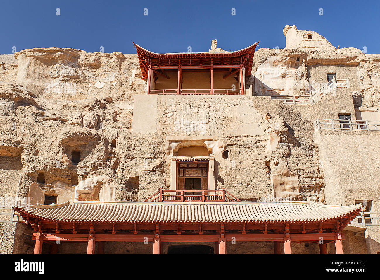 Matisi Caves X, Gansu-China Stock Photo - Alamy