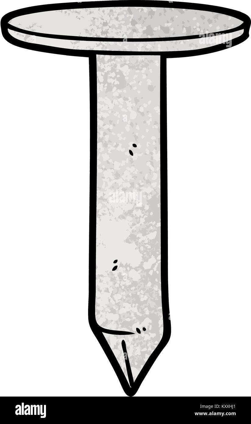 Freehand drawn cartoon nail hi-res stock photography and images - Alamy